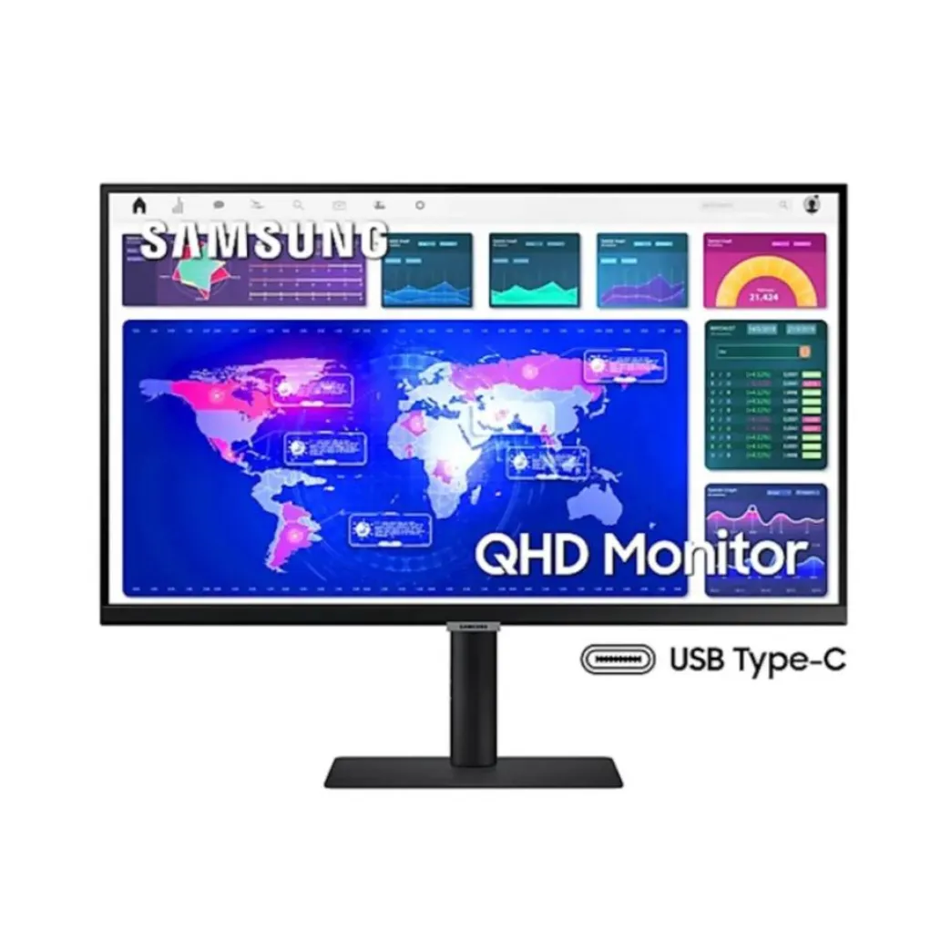 Monitor Samsung 68,6 cm (27,0") S27A600UUU 2560x1440 75Hz IPS 5ms HDMI ...